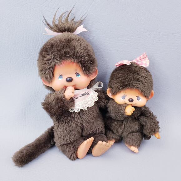 Monchhichi | Toys | 974 Vintage Sekiguchi Monchhichi Mattel Plush Dolls Stuffed Toys 7 5 Lot 2 ...
